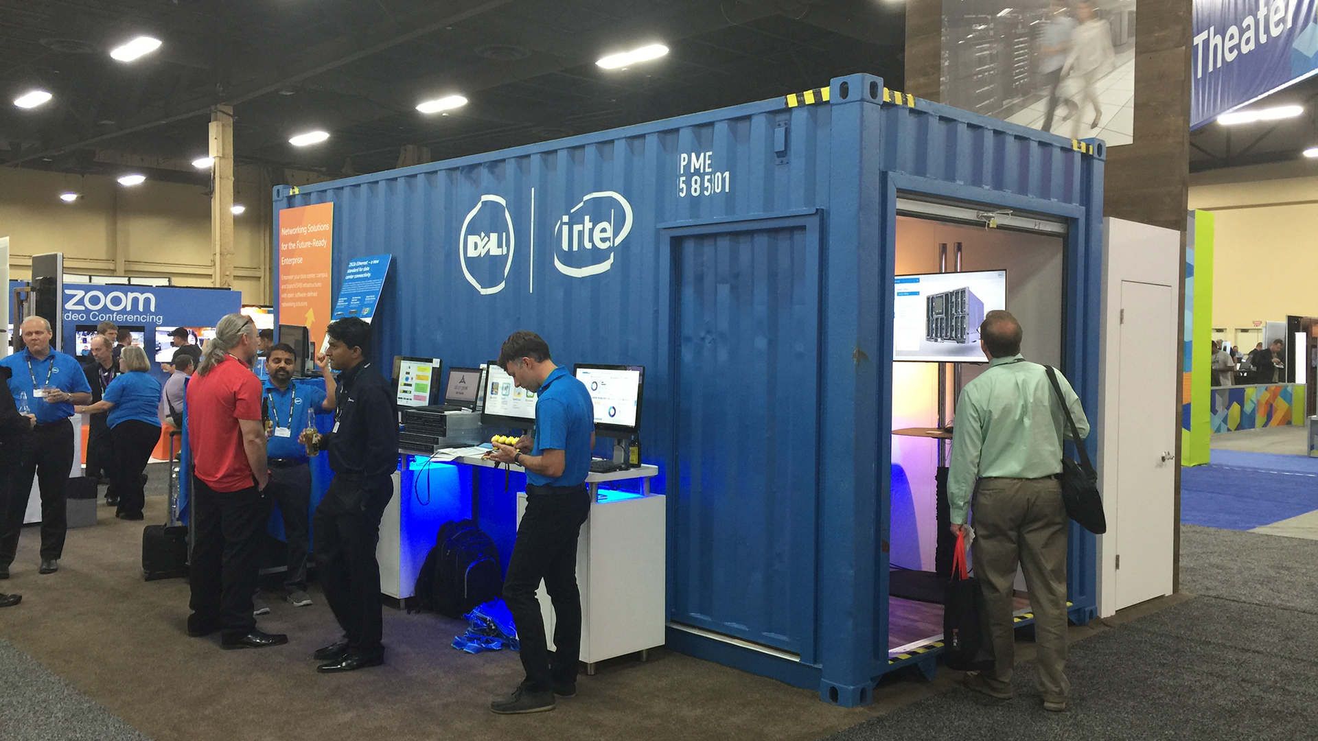 Dell Intel Shipping Container Booth - IPME