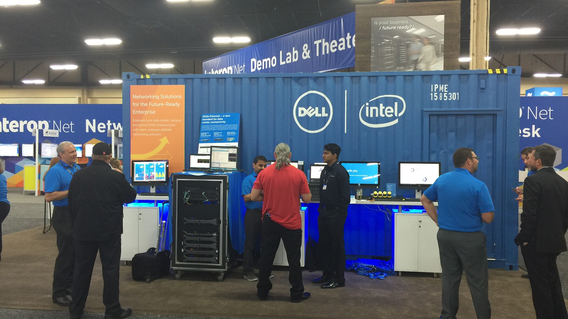 Dell Intel Shipping Container Booth - IPME