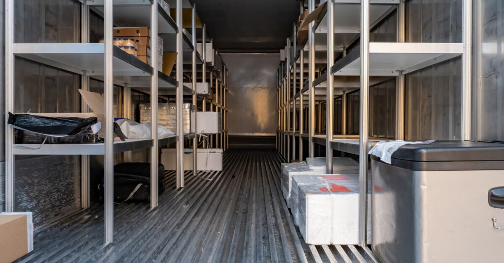 Creative Storage Solutions in Shipping Container Spaces